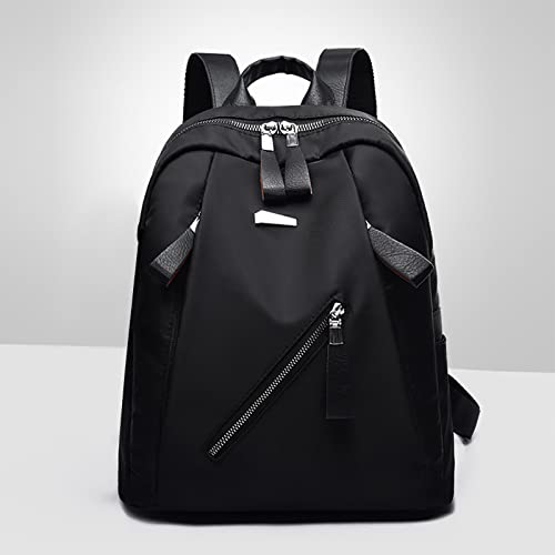 Women's 2022 New Korean Fashion Popular Waterproof Cloth Backpack Gaming Laptop Backpack with Keyboard (Black, One Size)