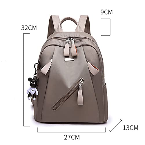 Women's 2022 New Korean Fashion Popular Waterproof Cloth Backpack Gaming Laptop Backpack with Keyboard (Black, One Size)