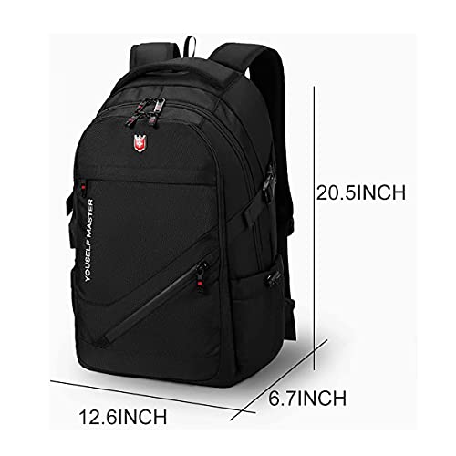 King'sGuard Laptop Backpack,Business Water Resistant Laptop bag Backpack with USB Charging Port Gift for Men Fits 16 inch Laptop (16inch)