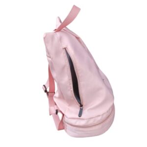 GymnasticsHQ Gymnastics Backpack - Small Work Hard, Dream Big Gymnast Bag (Black)