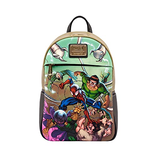 Loungefly Marvel: Spider-Man Sinister 6 Mini-Backpack, Amazon Exclusive