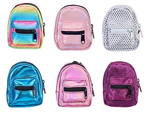 REAL LITTLES RLITTLES01B Mini Backpacks, Multicolored, 8.6 x 12.5 x 5.8cm