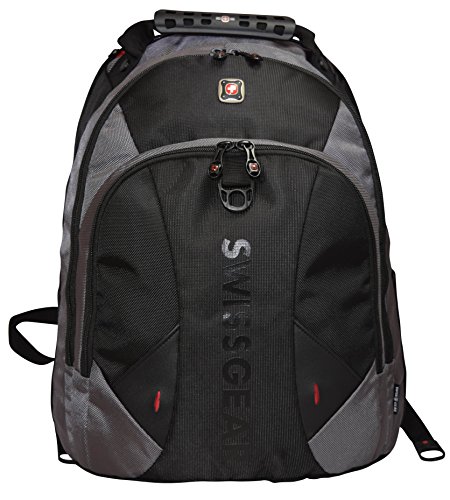 SwissGear Pulsar 16 Padded Laptop Backpack - Black/Gray