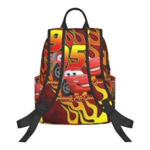 Lightning McQueen Boys Girls Travel Laptop Backpack Large Capacity Durable Casual Travel Backpack