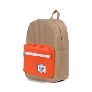 Herschel Pop Quiz Backpack, Kelp/Vermillion Orange, Classic 22L