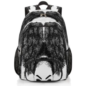 african american afro backpacks large capacity school bookbag laptop daypack fits students adultteens girls boys