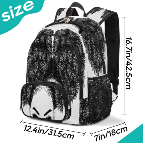 African American Afro Backpacks Large Capacity School Bookbag Laptop Daypack Fits Students AdultTeens Girls Boys