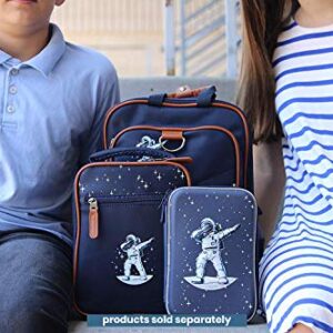 School Backpack 15" with Laptop Sleeve | Kids Galaxy Space Book Bag Dabbing Spaceman Astronaut | Stars Rucksack Lightweight Water Resistant and Durable for Travel and Hiking