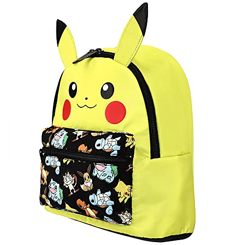 Pokemon's Pikachu Adorable Mini Backpack with 3d Ears