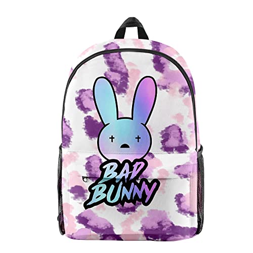 Zakely Un Verano Sin Ti Backpack Bunny Fans Backpack Travel Shoulder Backpack Cosplay Backpack for Men Women