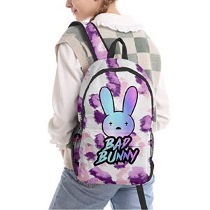 Zakely Un Verano Sin Ti Backpack Bunny Fans Backpack Travel Shoulder Backpack Cosplay Backpack for Men Women