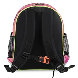 Mermaid Kids Backpacks for Girls, Cute Lightweight Toddler Backpack for School, Waterproof Bookbag Kindergarten Preschool Backpack with Chest Strap, Casual Daypack