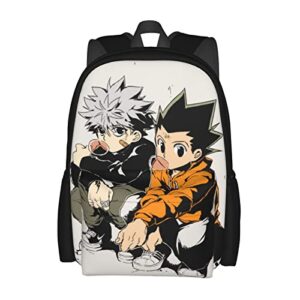 anime backpack canvas school backpack 3d print laptop bag large casual daypack for boys girls 17 inch，color 6