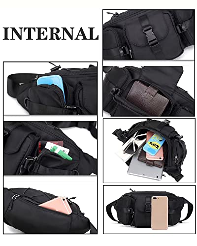 Chenstabar Sling Bag Chest Shoulder Backpack Small Men Crossbody Shoulder Bag Multipurpose Fanny Pack for Wallet Phone (Snap)