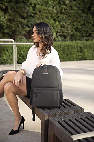 CODi Terra 100% Recycled Grey 15.6" Backpack with Antimicrobial Coating