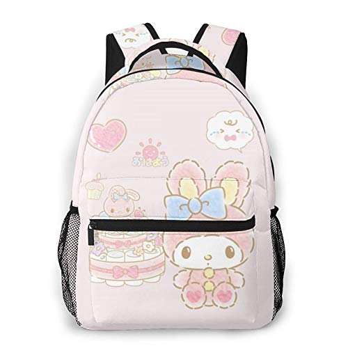 IOPIOP My -Melody Travel Laptop Backpack School Bag Casual Backpack