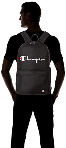 Champion unisex adult Backpacks, Black, One Size US