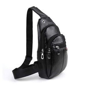 westend crossbody leather sling bag backpack with adjustable strap