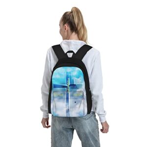 Religious Christian Faith Jesus Backpacks For Men And Women,Backpack For Students, Everyday And School Computer Bags For Gift