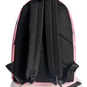 XIXISA Anime Nezuko Shinobu Kanroji Inosuke Cosplay School Backpack with Pencil Case Anime Backpacks for Teens