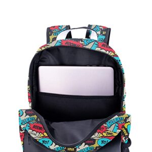 187 KILLER PADS Standard Issue Backpack with Skateboard Straps, Comic