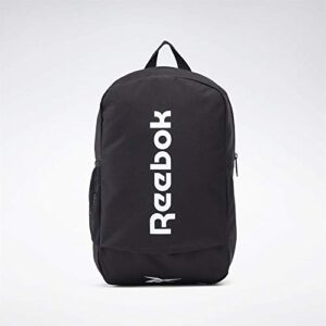 reebok backpack, black/white, n sz