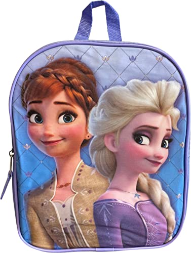 Frozen Elsa & Anna 11" Mini Backpack (Purple)