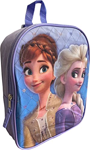 Frozen Elsa & Anna 11" Mini Backpack (Purple)