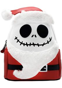 loungefly x disney nightmare before christmas santa jack cosplay mini backpack