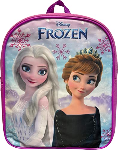 Ruz Frozen Anna And Elsa Toddler Girl 12 Inch Mini Backpack (Pink)