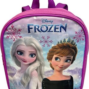 Ruz Frozen Anna And Elsa Toddler Girl 12 Inch Mini Backpack (Pink)