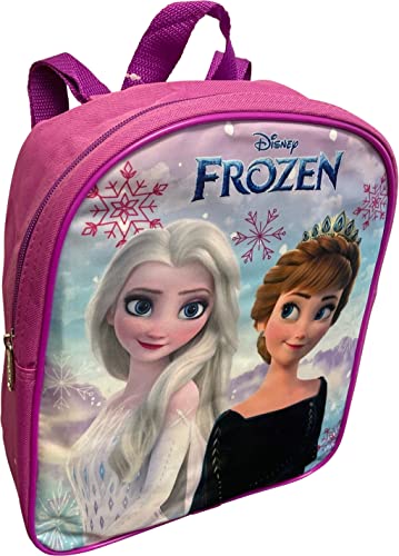 Ruz Frozen Anna And Elsa Toddler Girl 12 Inch Mini Backpack (Pink)