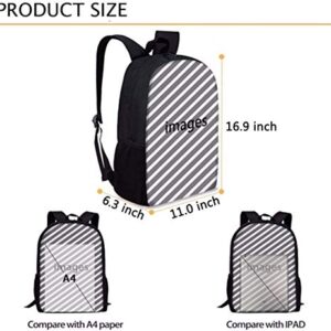 UUJJCG Youth Adult Durable Waterproof Warriors Cat Backpack Shoulder Bag School Bag Bookbag for Hiking Traveling School