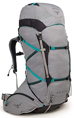 Osprey Ariel Pro 65 Women's Backpacking Backpack, Voyager Grey, X-Small