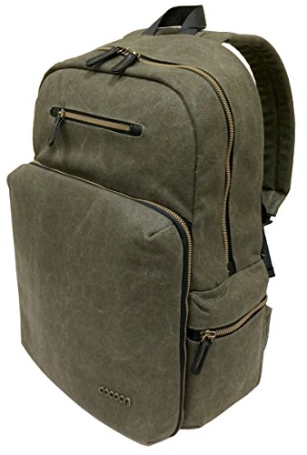 Cocoon MCP3404AG Urban Adventure 16" Backpack with Built-in GRID-IT!® Accessory Organizer (Army Green)