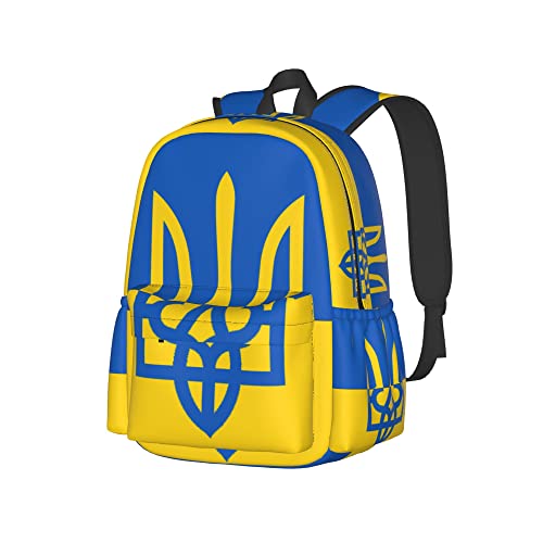 Lightweight Laptop Backpack Ukrainian flag School Backpack Bookbags Schoolbag Casual Daypacks