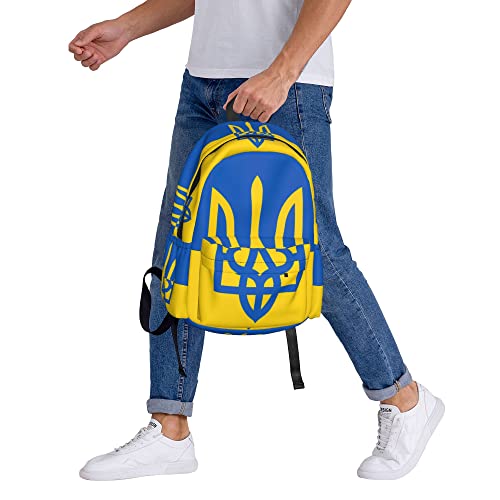 Lightweight Laptop Backpack Ukrainian flag School Backpack Bookbags Schoolbag Casual Daypacks