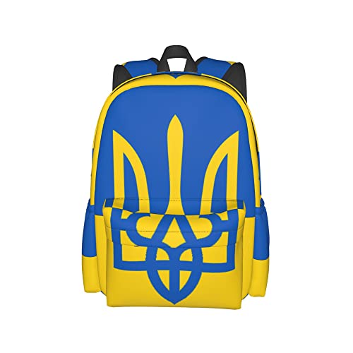 Lightweight Laptop Backpack Ukrainian flag School Backpack Bookbags Schoolbag Casual Daypacks