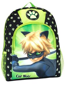 miraculous ladybug kids backpack cat noir