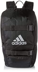 adidas tiro 21 aeroready backpack, black/reflective silver/white, no size