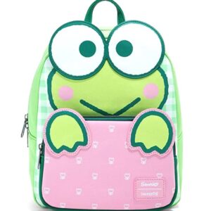 Loungefly Keroppi 3D Gingham Mini Backpack