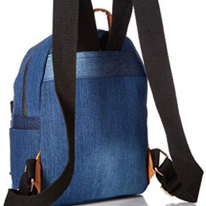 Twig & Arrow Women's Star Studs Denim Mini Backpack