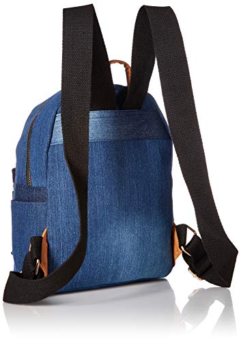 Twig & Arrow Women's Star Studs Denim Mini Backpack