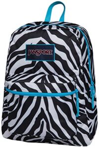 jansport overexposed miss zebra/mammoth blue t08w0cx