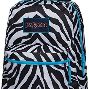 Jansport Overexposed Miss Zebra/Mammoth Blue T08W0CX