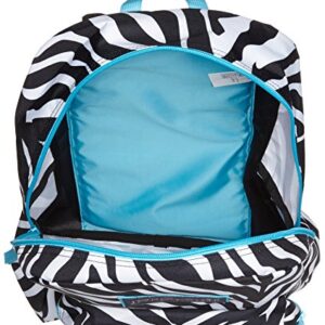 Jansport Overexposed Miss Zebra/Mammoth Blue T08W0CX