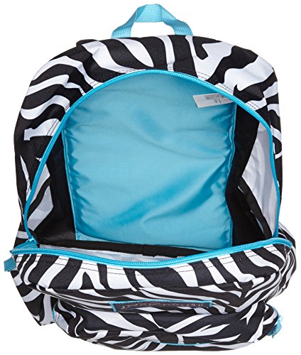 Jansport Overexposed Miss Zebra/Mammoth Blue T08W0CX