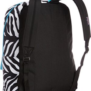 Jansport Overexposed Miss Zebra/Mammoth Blue T08W0CX