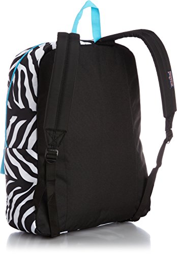 Jansport Overexposed Miss Zebra/Mammoth Blue T08W0CX