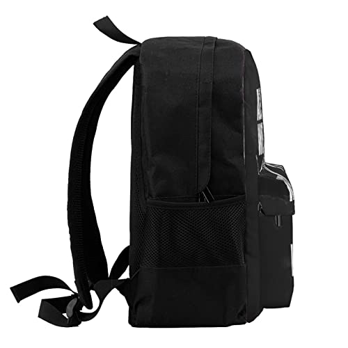 Hakla Canserbero Adult Backpack Waterproof Travel Backpack Laptop Bagpack Outdoor Adventure Bag, Black, One Size